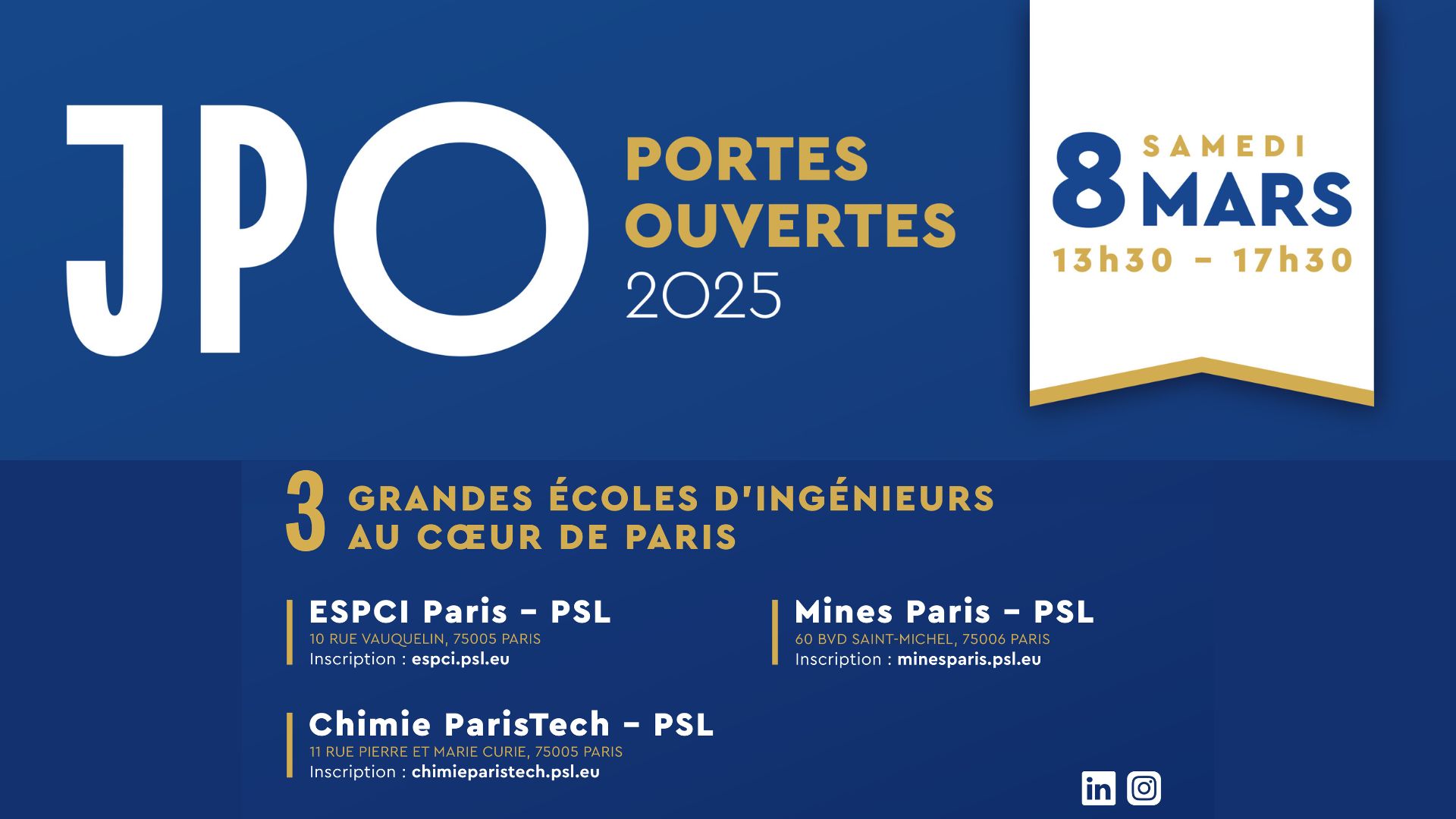 Journée Portes Ouvertes de Mines Paris - PSL - MINES PARIS - PSL